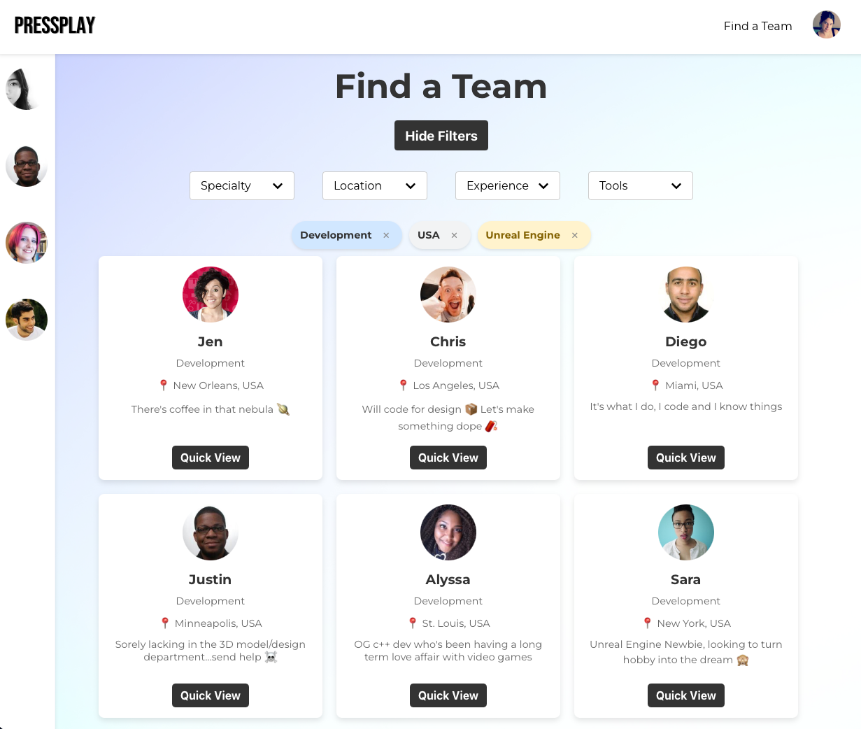 PressPlay - Join the Indie Game Creator Community